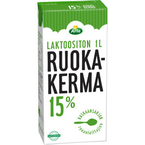 Arla Pro Ruokakerma 15% 1 L UHT laktoositon - Osta netistä laadukkaat ...