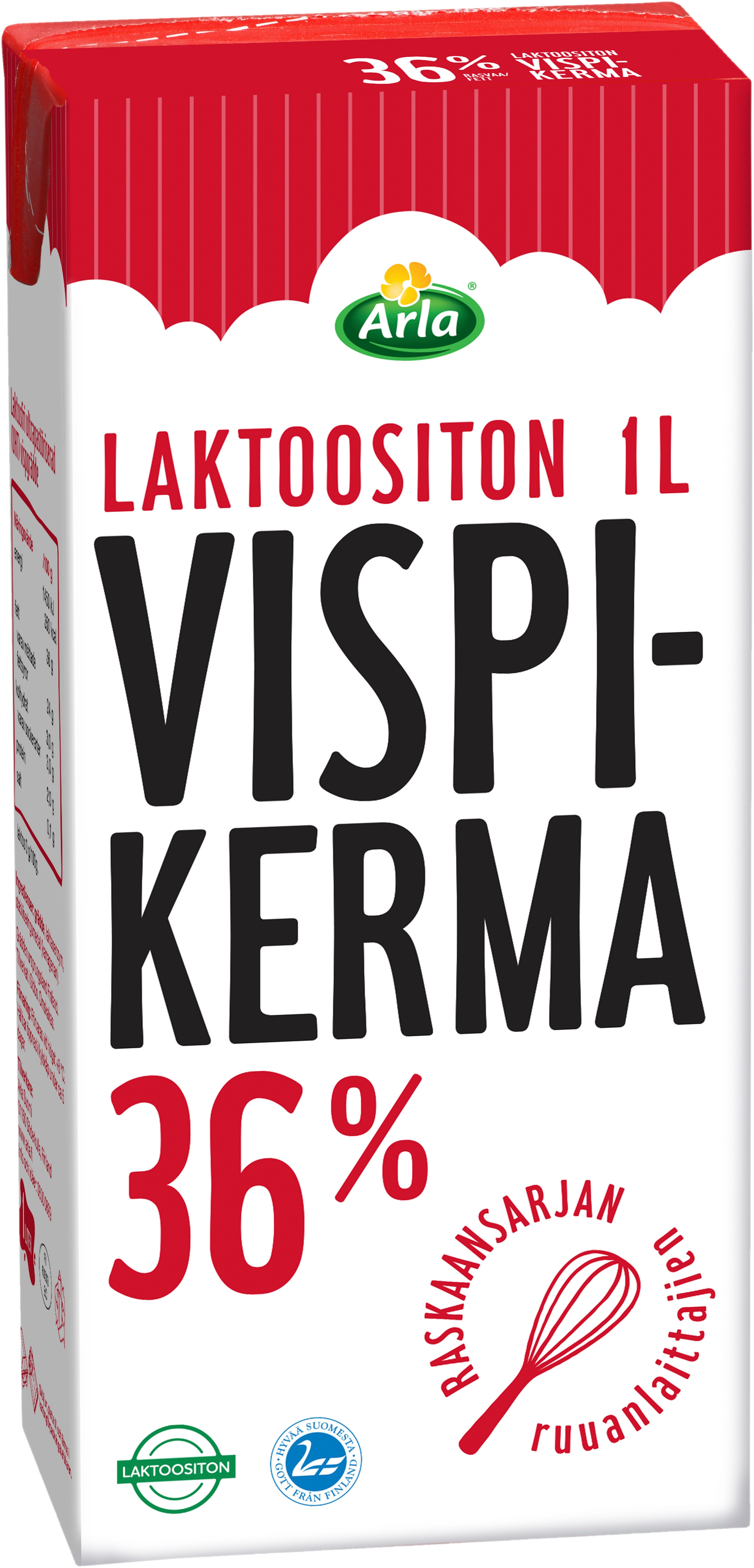 Arla Pro Vispikerma 1 L UHT laktoositon - Osta netistä laadukkaat lähikasvikset - Porvoon ...