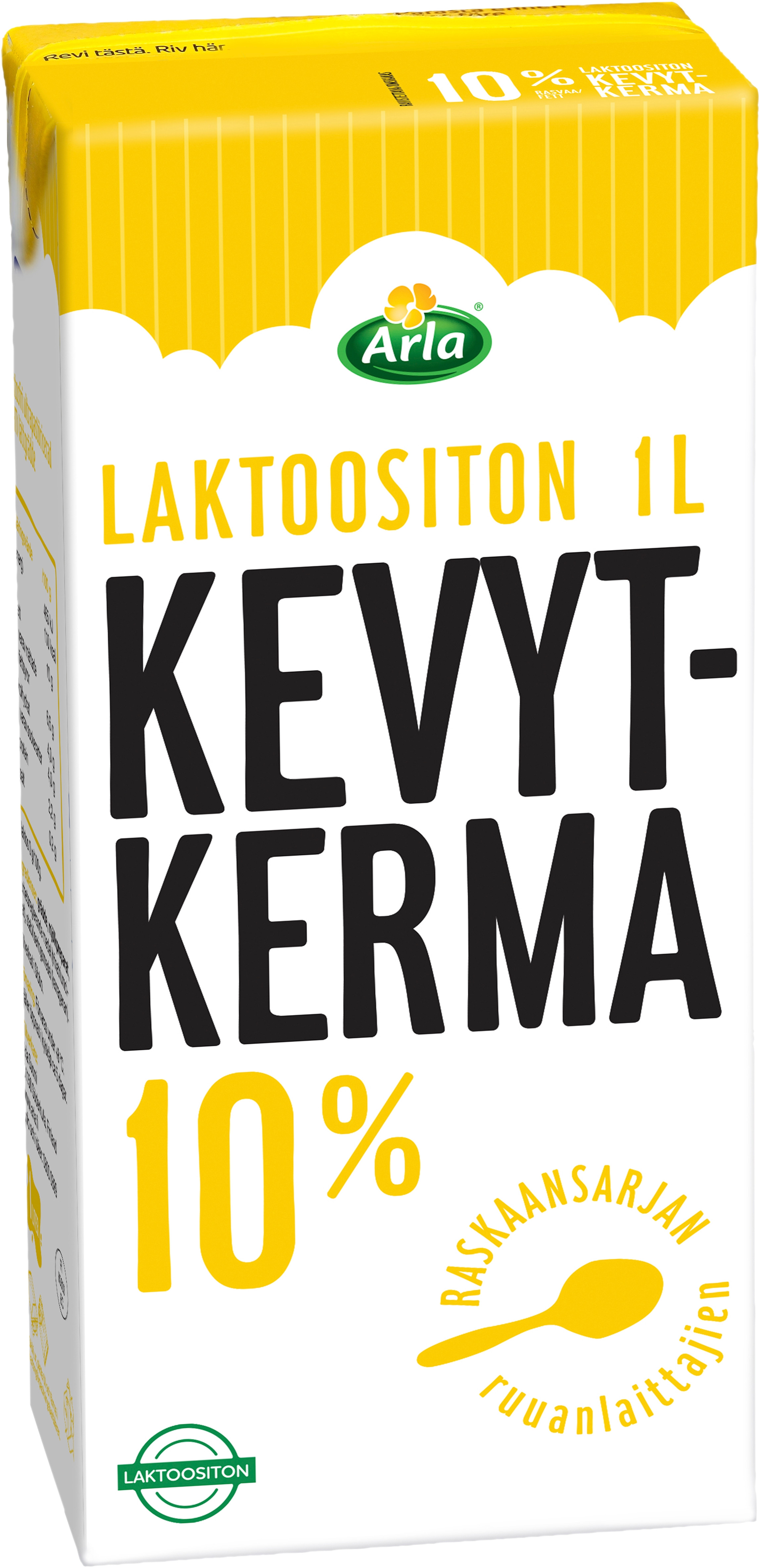 Arla Pro Kevytkerma 10% 1 L UHT laktoositon - Osta netistä laadukkaat lähikasvikset - Porvoon ...